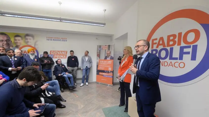 La presentazione della lista civica di Fabio Rolfi | Giornale di Brescia