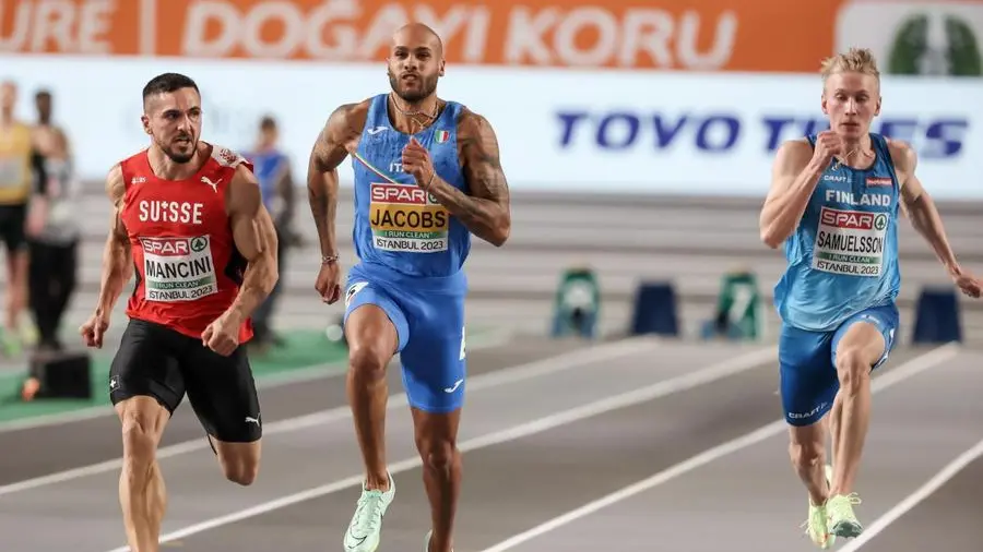 Jacobs in finale nei 60 metri agli Europei indoor di Istanbul ...