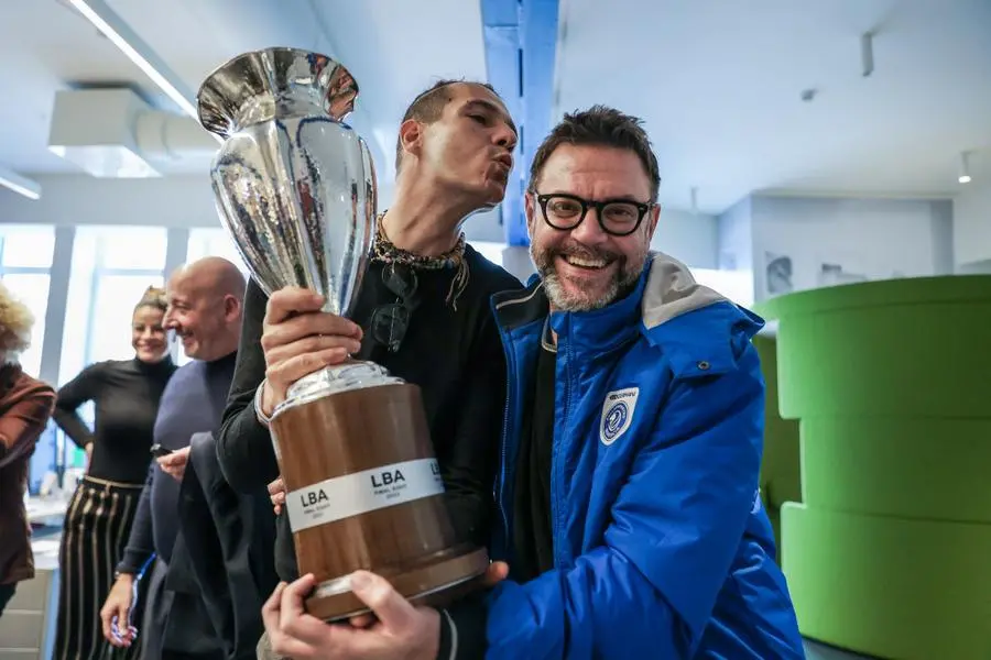 Germani, la festa per la Coppa Italia arriva al GdB | Giornale di Brescia