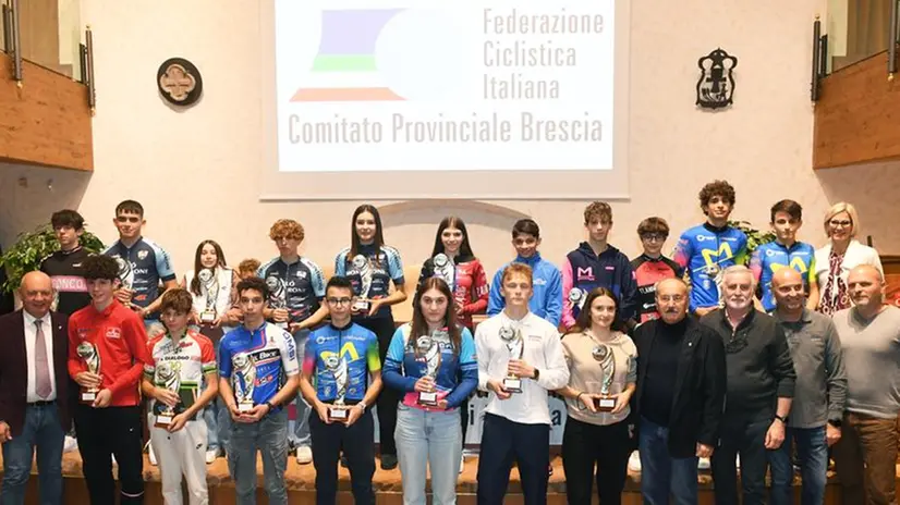 Le premiazioni della festa del ciclismo provinciale | Giornale di Brescia