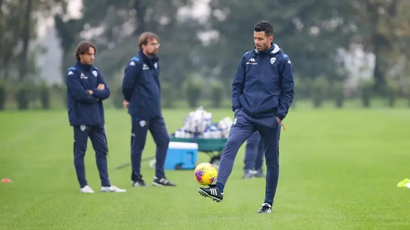 Il primo allenamento del Brescia con Fabio Grosso | Giornale di Brescia