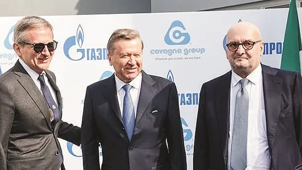 Gazprom visita Cavagna Group | Giornale di Brescia
