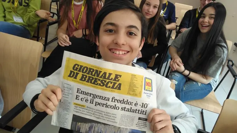 La classe terza F in gita al Gdb | Giornale di Brescia