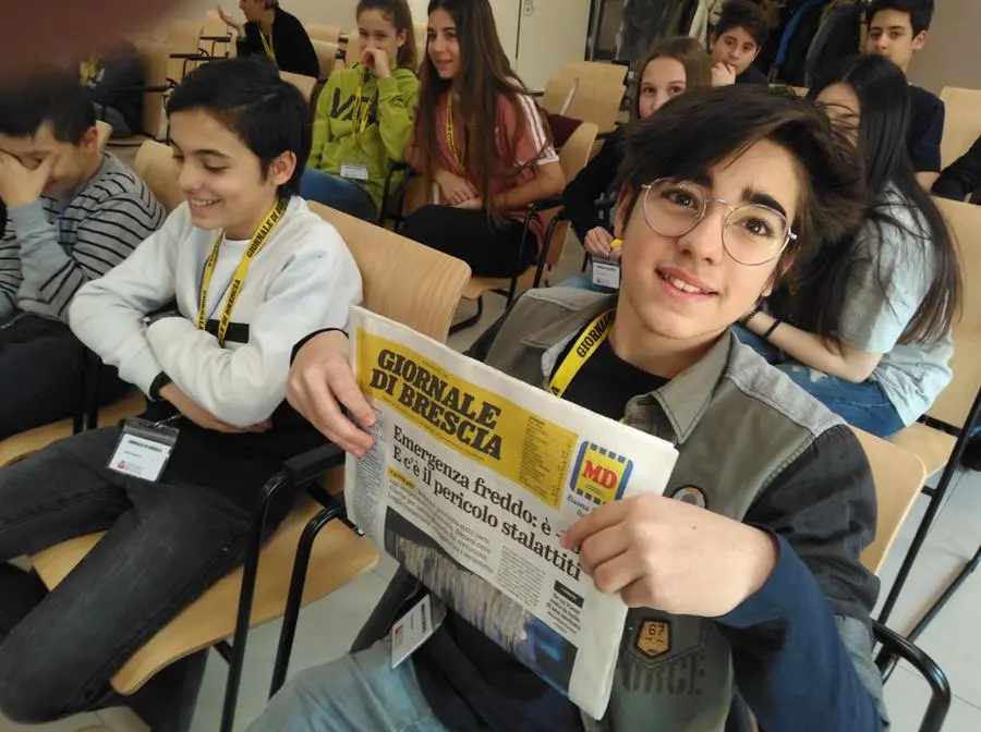 La classe terza F in gita al Gdb | Giornale di Brescia