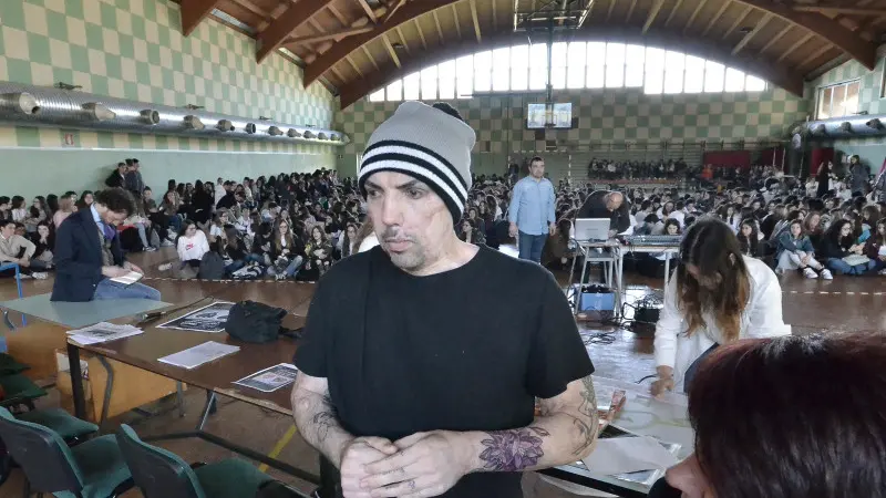 William Pezzulo all'istituto Lunardi | Giornale di Brescia