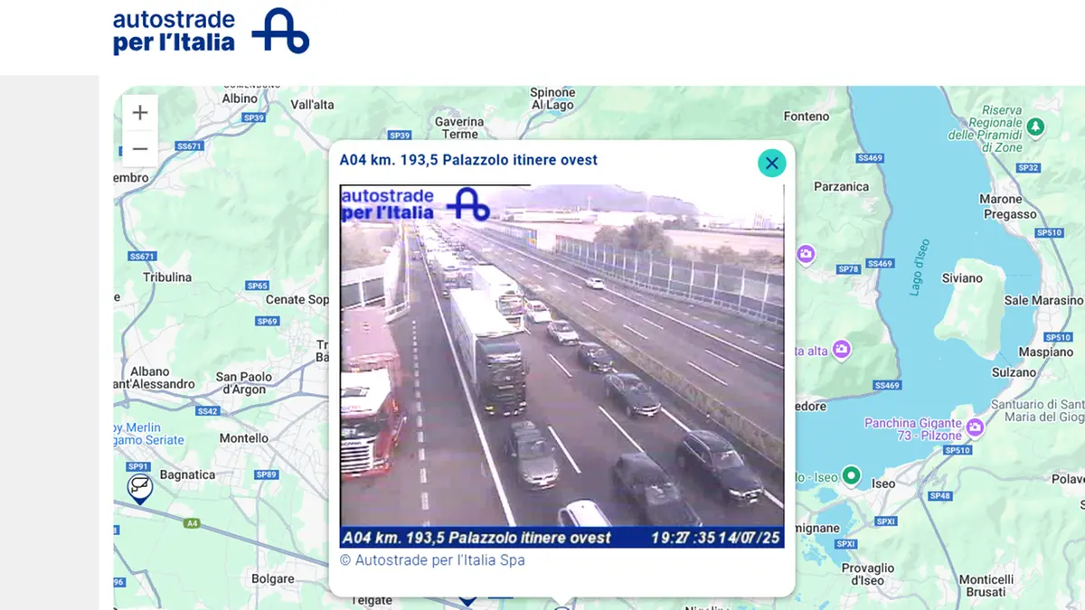 Incidente in A4, lunghe code in autostrada | Giornale di Brescia