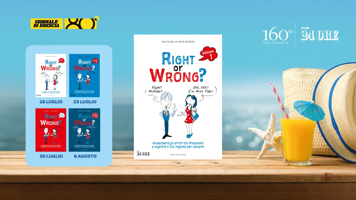 L’inglese spiegato semplice: «Right or wrong?» in edicola col GdB | Giornale di Brescia