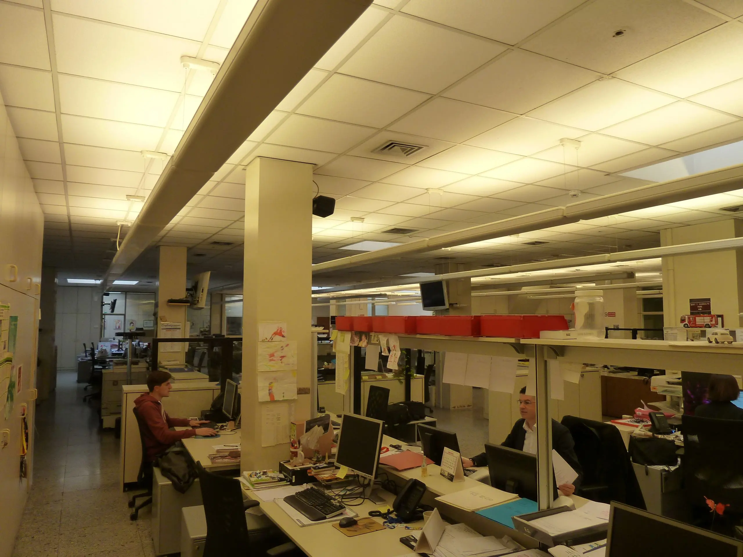 La redazione del GdB nei primi anni Duemila | Giornale di Brescia