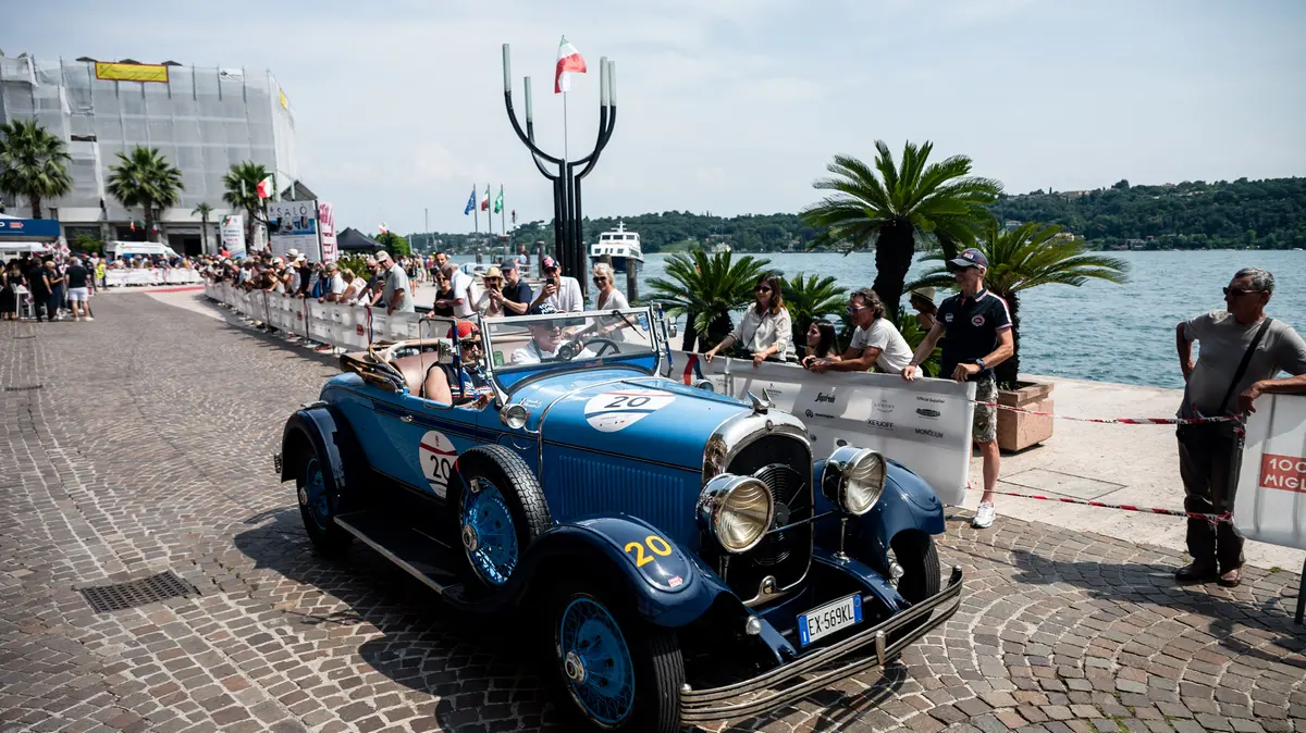 Mille Miglia 2026, il passaggio da Salò | Giornale di Brescia